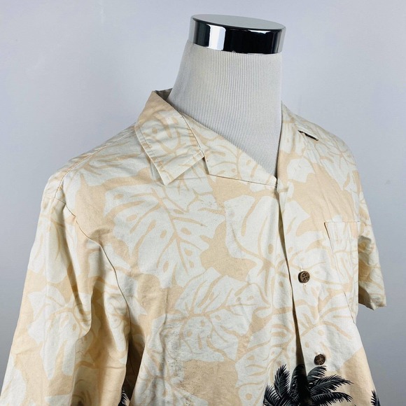 RJC | Shirts | Rjc Large Vintage Usa Made Hawaiian Aloha Shirt White ...